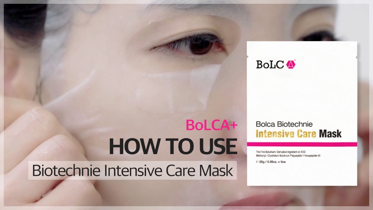 [HOW TO USE] Bolca Biotechnie Intensive Care Mask - YouTube