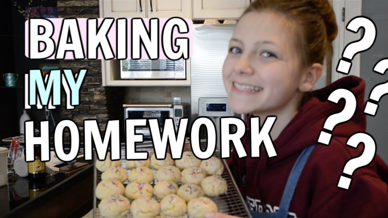 Baking My Homework (School Project) | Angeletti Cookies| Bethany G - YouTube