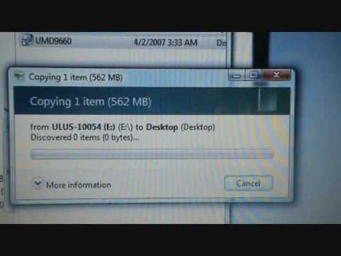 PSP umd dumper - YouTube