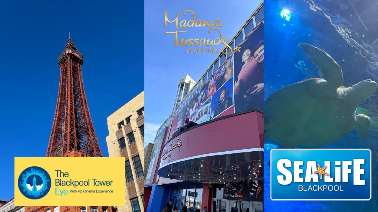 Blackpool Merlin Midway Attractions Vlog - April 2023 - YouTube