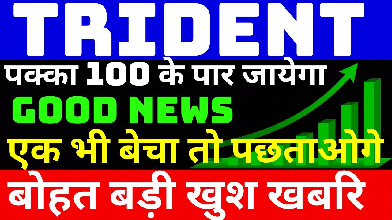 Trident ltd share latest news । trident share target price । best penny ...