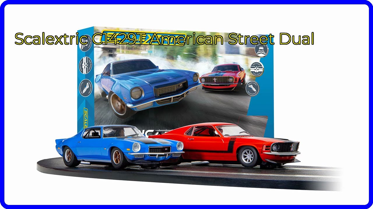 REVIEW (2026): Scalextric C1429T American Street Dual. ESSENTIAL ...