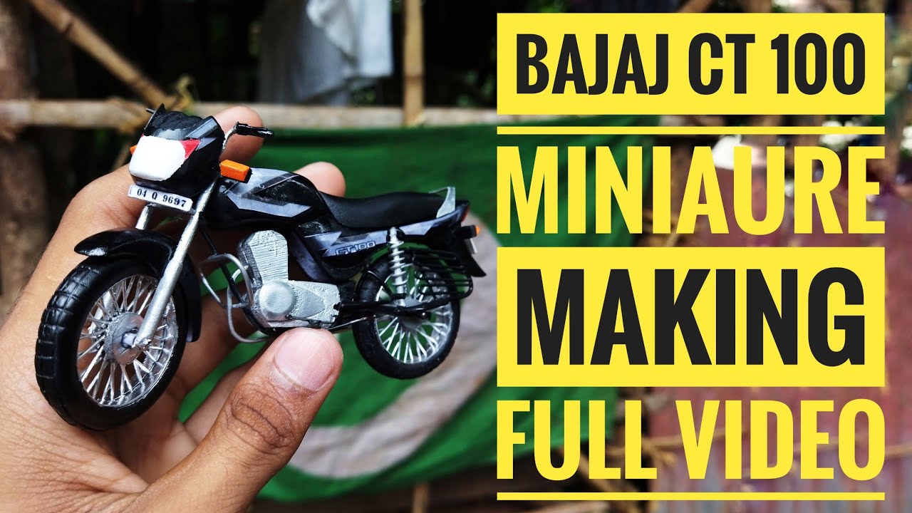 DIY MINIATURE CT100 | CT 100 MINIATIRE MAKING FULL VIDEO | KL 10 ...