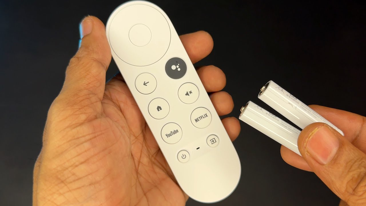 Chromecast 4K Remote - Replacing Batteries - YouTube