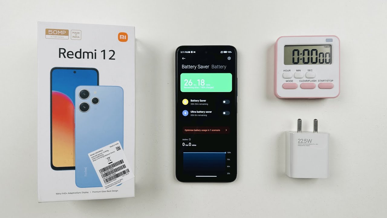 Redmi 12 Charging Test | Real Time - YouTube
