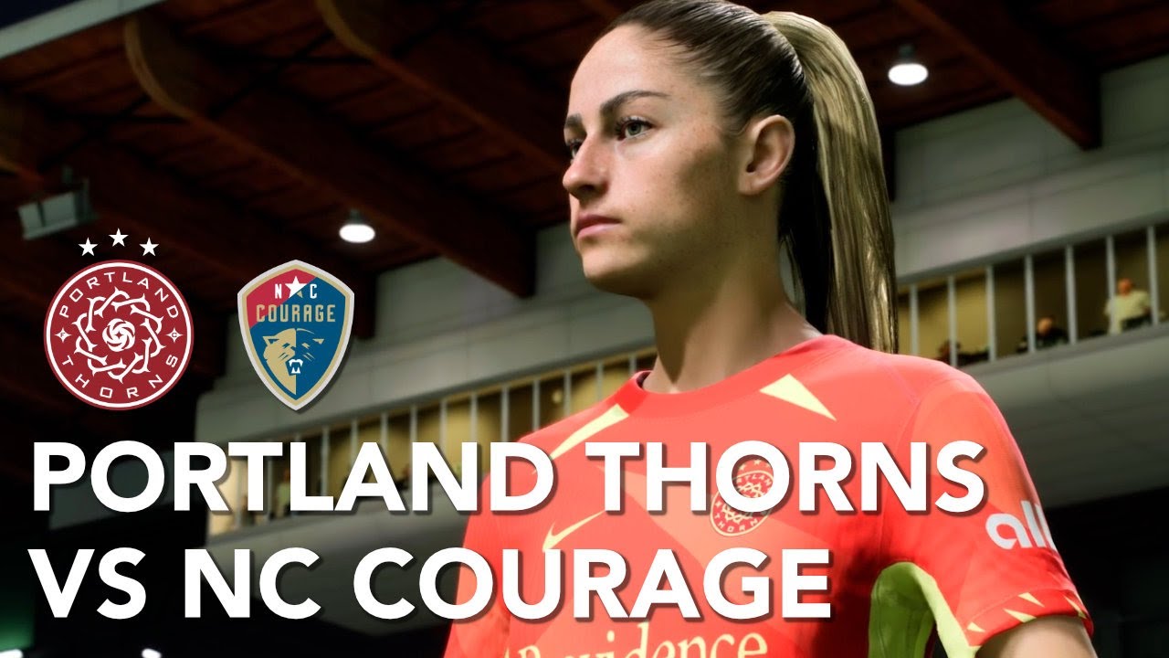 Portland Thorns vs NC Courage – NWSL Game Week 11 | EA FC24 CPU vs CPU ...