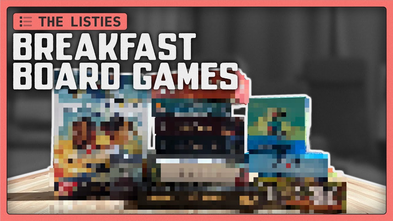 Breakfast Board Games | The Listies - YouTube