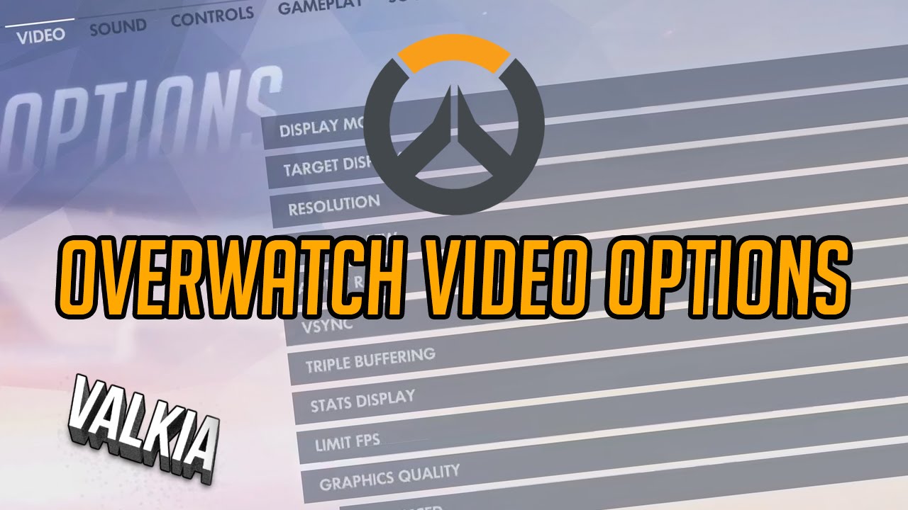 Overwatch Graphics / Video Options [Settings] - YouTube