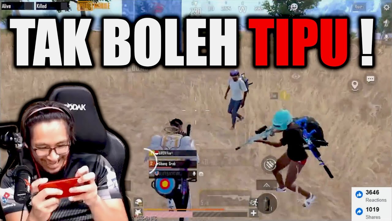 ARIF BAKHTIAR MENGAYAT AWEK PUBG ! - YouTube
