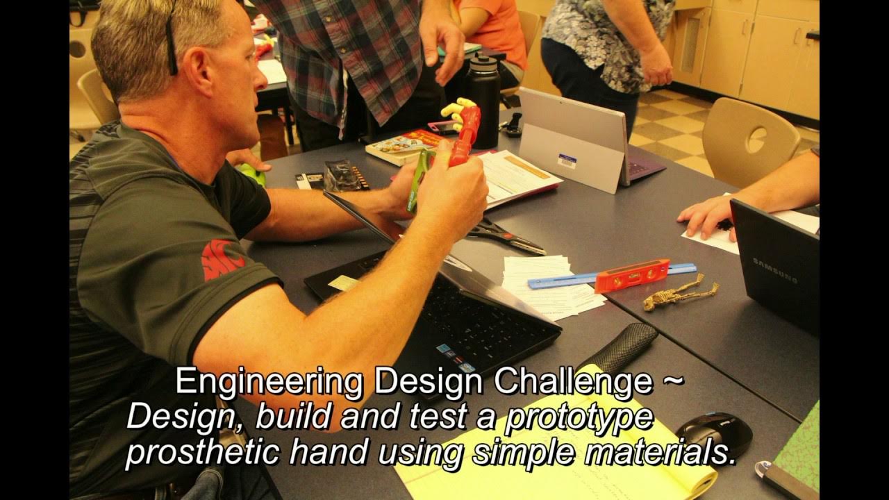 STEM Engineering Design Challenge Prototype Prosthetic Hand - YouTube