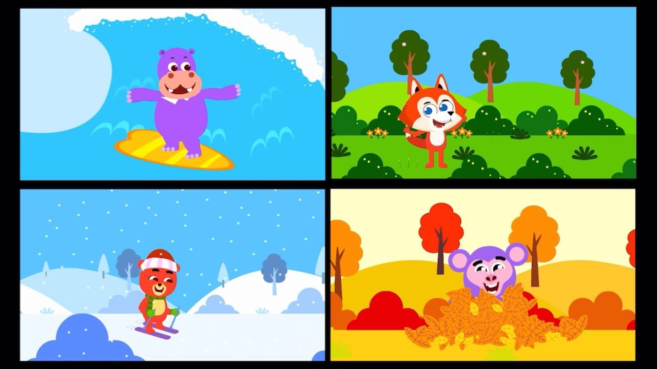 KIDDOPIA Kids Song about Four Seasons of the Year - YouTube