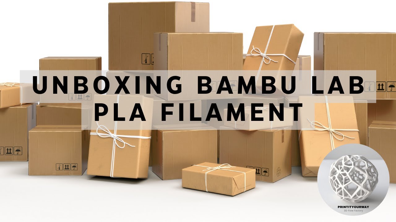 Unboxing Bambu Lab PLA Filament – Ready to Print Amazing Creations! 📦 ...