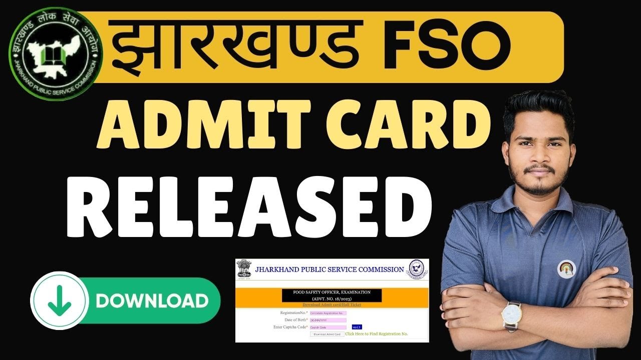 JPSC FSO ADMIT CARD | झारखण्ड FSO Admit Card कैसे डाऊनलोड ⏬ करें ...