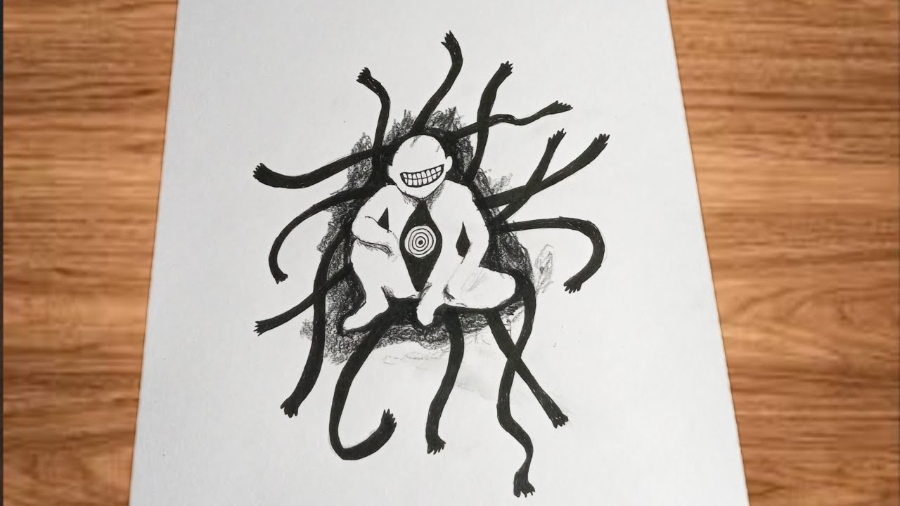 How to draw The Truth Fullmetal Alchemist. - YouTube