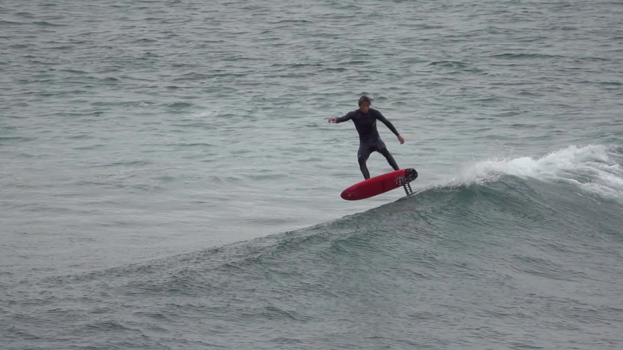 Bantham surf foiling - YouTube