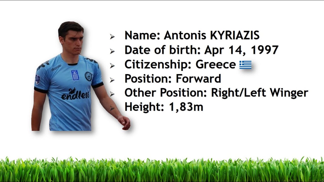 Antonis KYRIAZIS / Αντώνης Κυριαζής Player Profile 2020-21 - YouTube