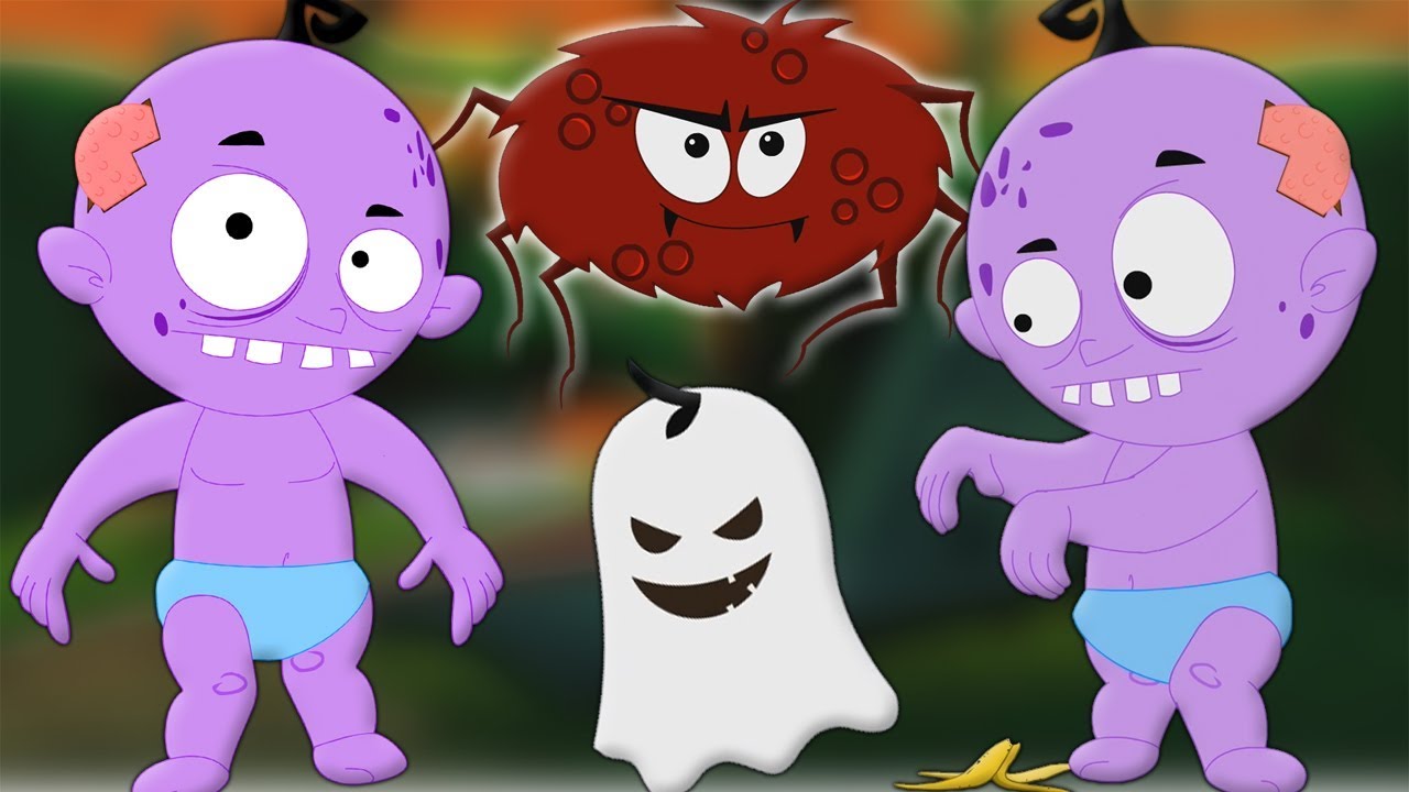 หนึ่งผีดิบน้อย เพลงฮาโลวีน น่ากลัววิดีโอ Kids Songs Halloween for Kids ...
