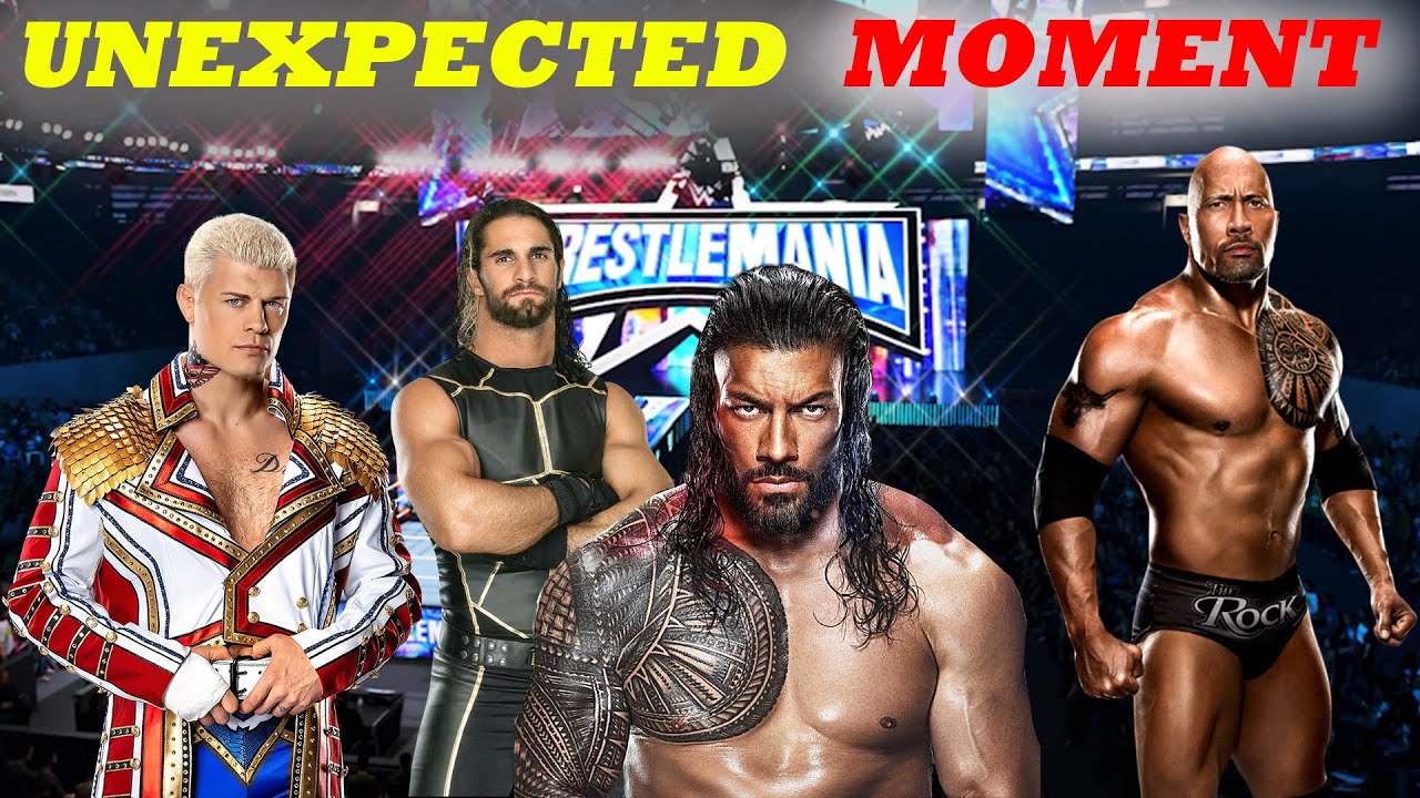 WWE 2K23 Unexpected Moments | Reigns & The Rock vs. Rhodes & Rollins ...