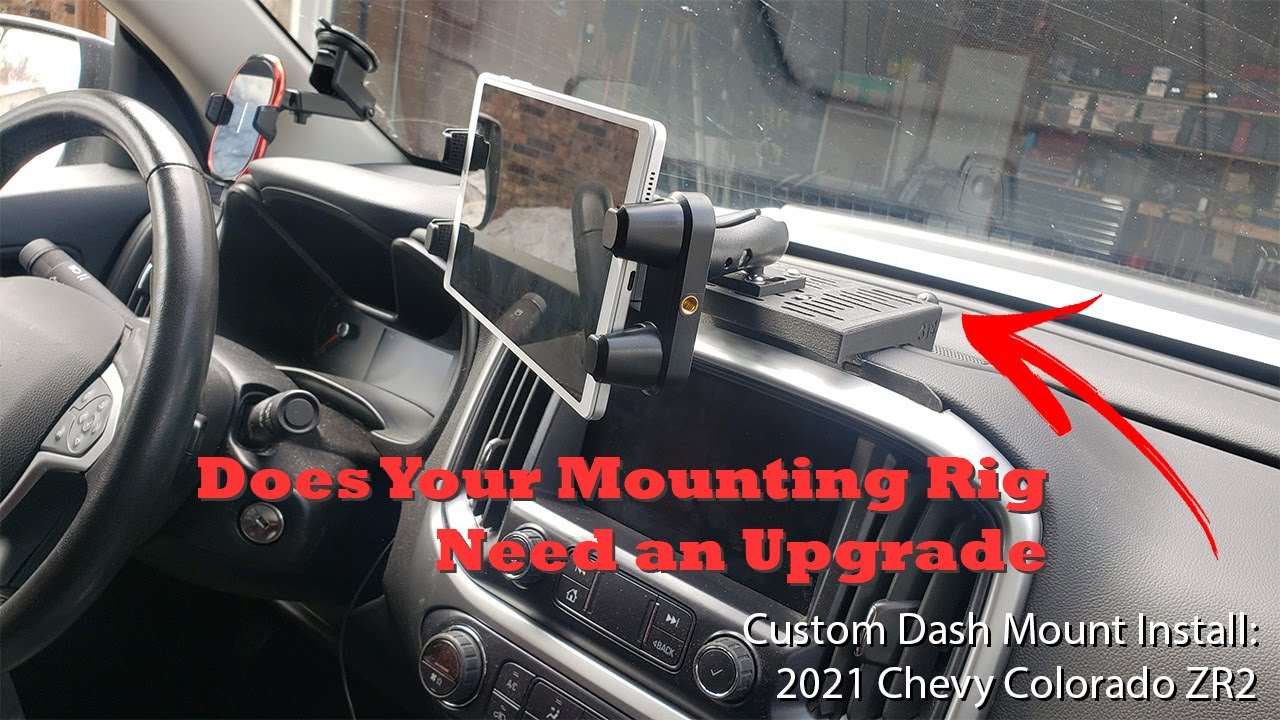 Dash Mount Installation - 2015-2022 Chevy Colorado - CMC Canyon - YouTube