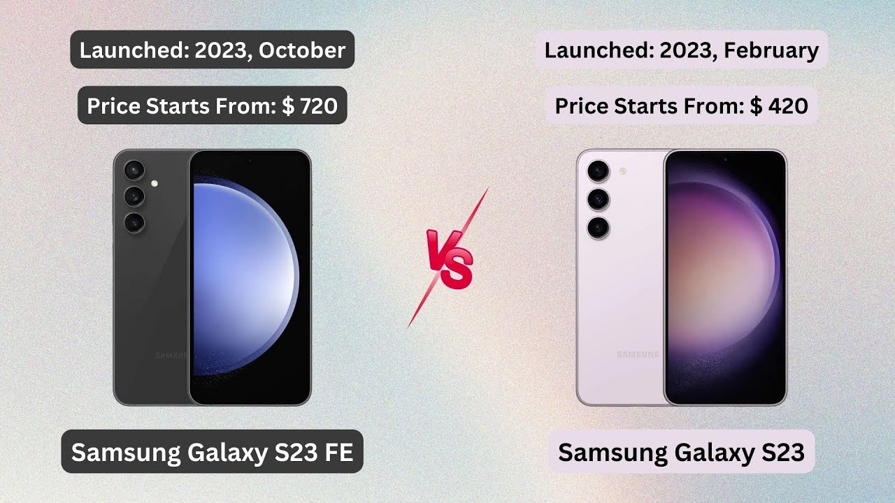 Difference Between Samsung Galaxy S23 FE and S23 | Samsung Galaxy S23 ...