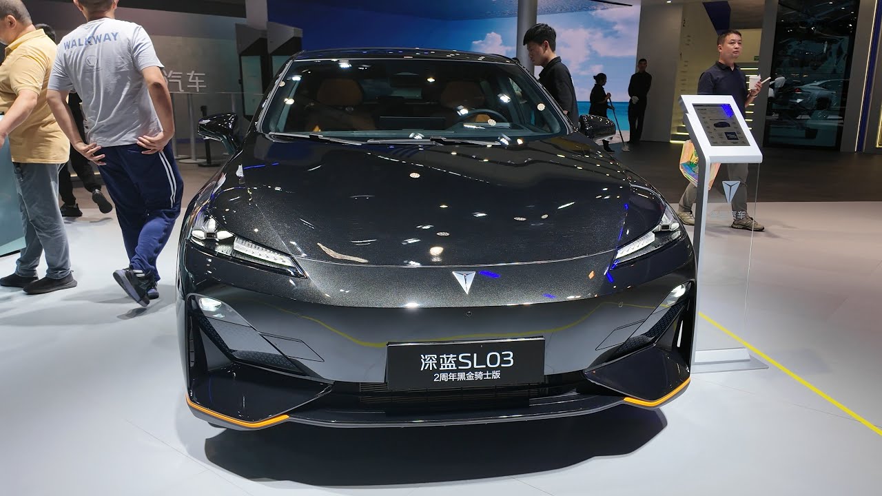 2024 DEEPAL SL03 Black Gold Knight Edition exterior and interior space ...