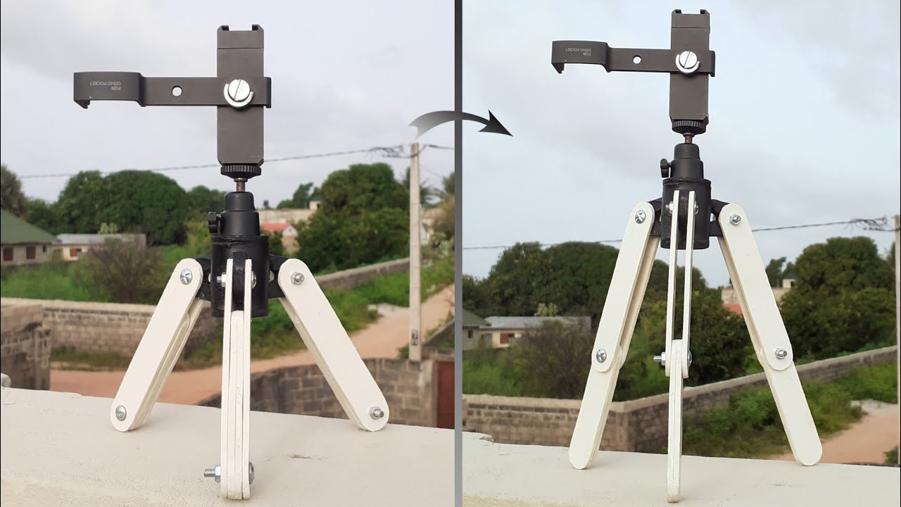 I made an epic mini tripod using PVC pipe - YouTube