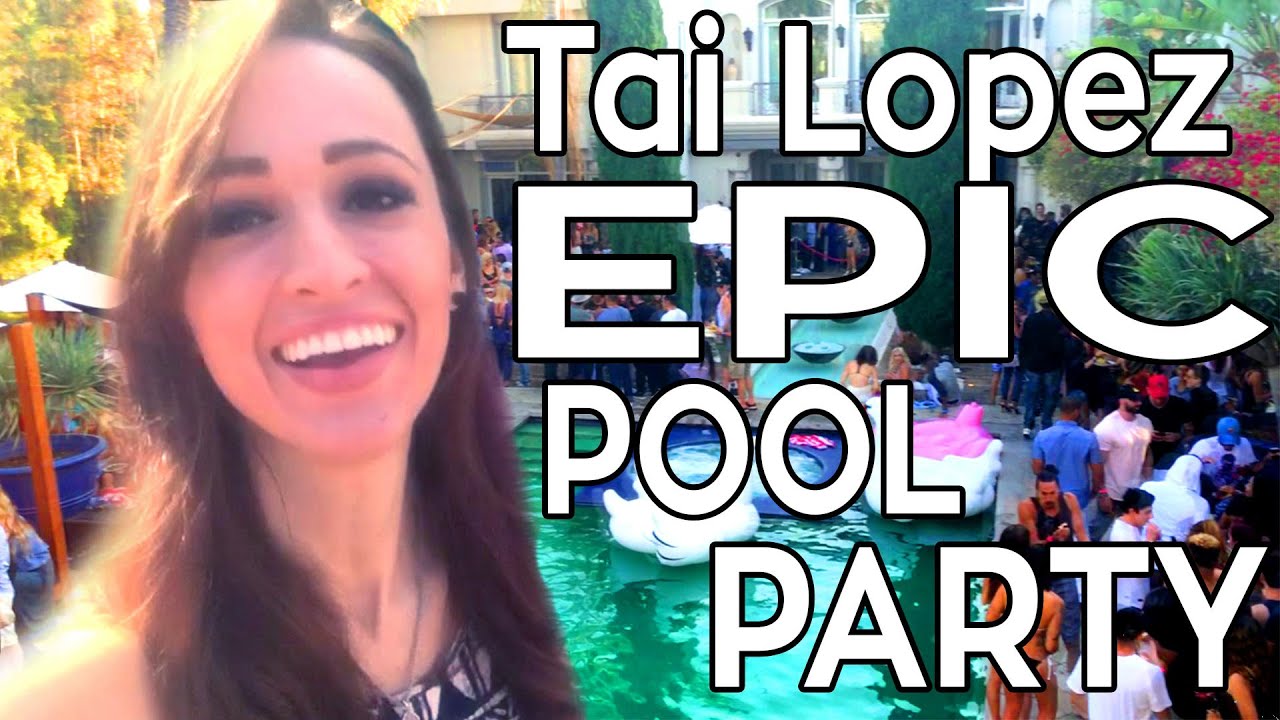 Tai Lopez Pool Party! - YouTube