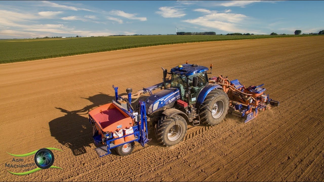 NEW HOLLAND T7 270 BLUE POWER |🚜💨 SEMIS DE POIS 2020😎 - YouTube