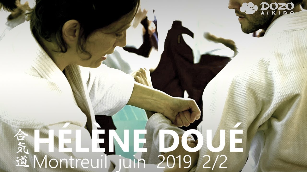 Aïkido sensei Hélène Doué interview dojo des Guilands 2/2 - YouTube