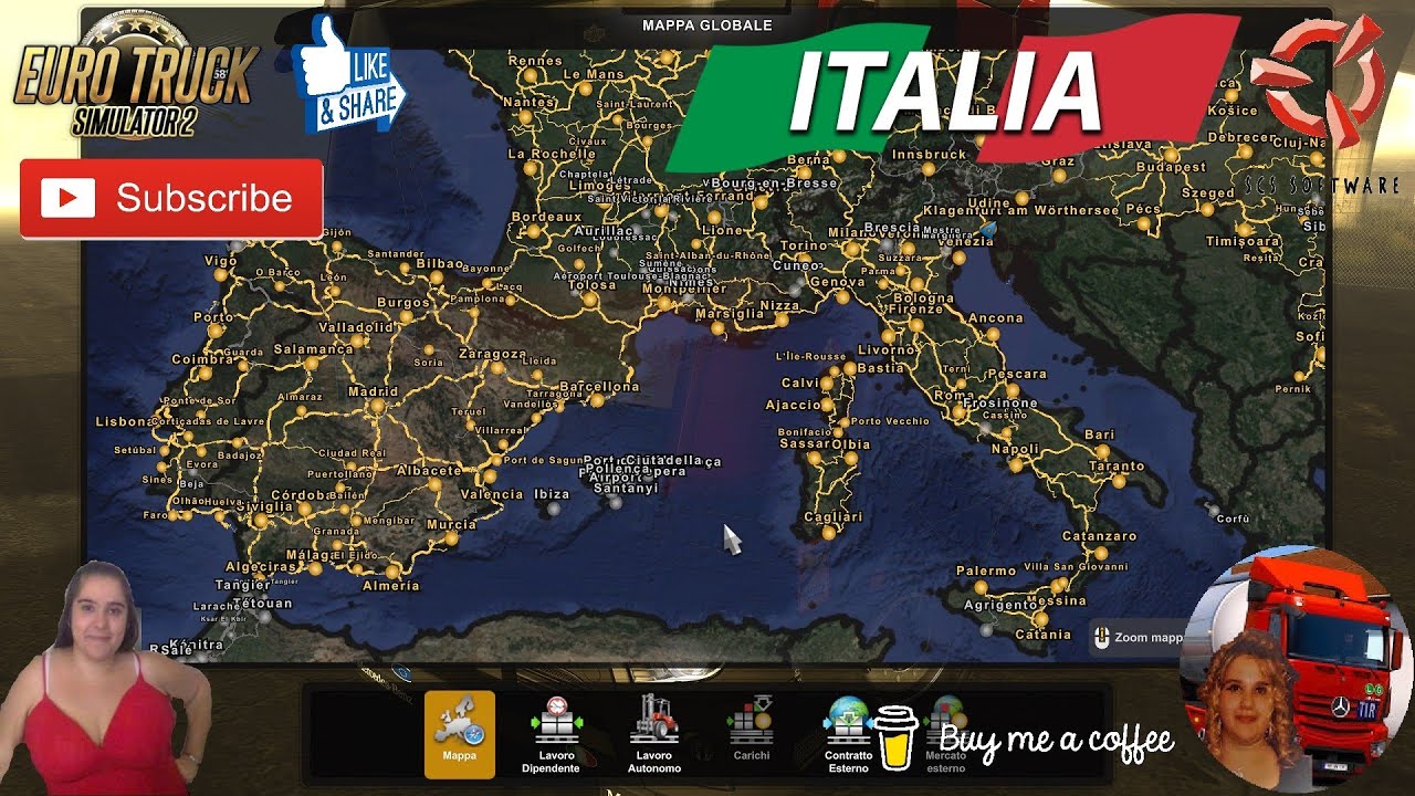 Euro Truck Simulator 2 (1.46) Italy Map Project by MATT17 v7.0 [1.46 ...