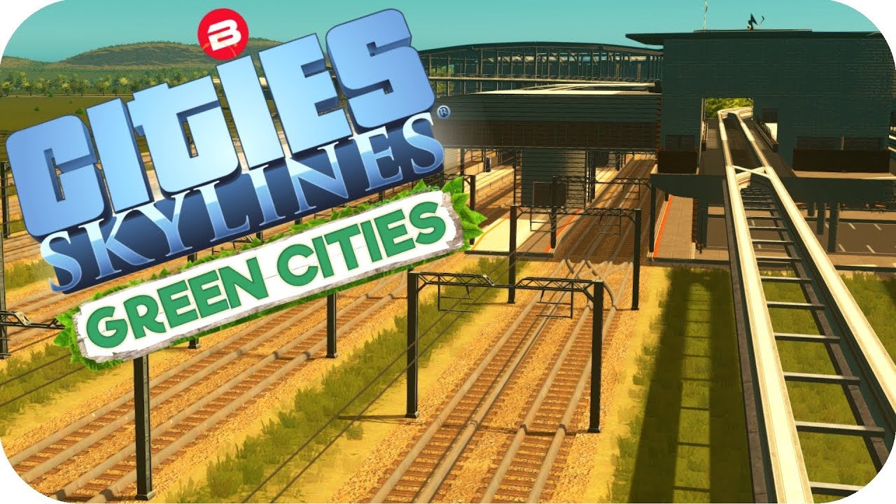Cities: Skylines Green Cities THE SUPER TRANSPORT HUB Cities Skylines ...