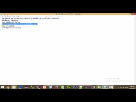 Demo Windows Media API for capturing the screen - YouTube