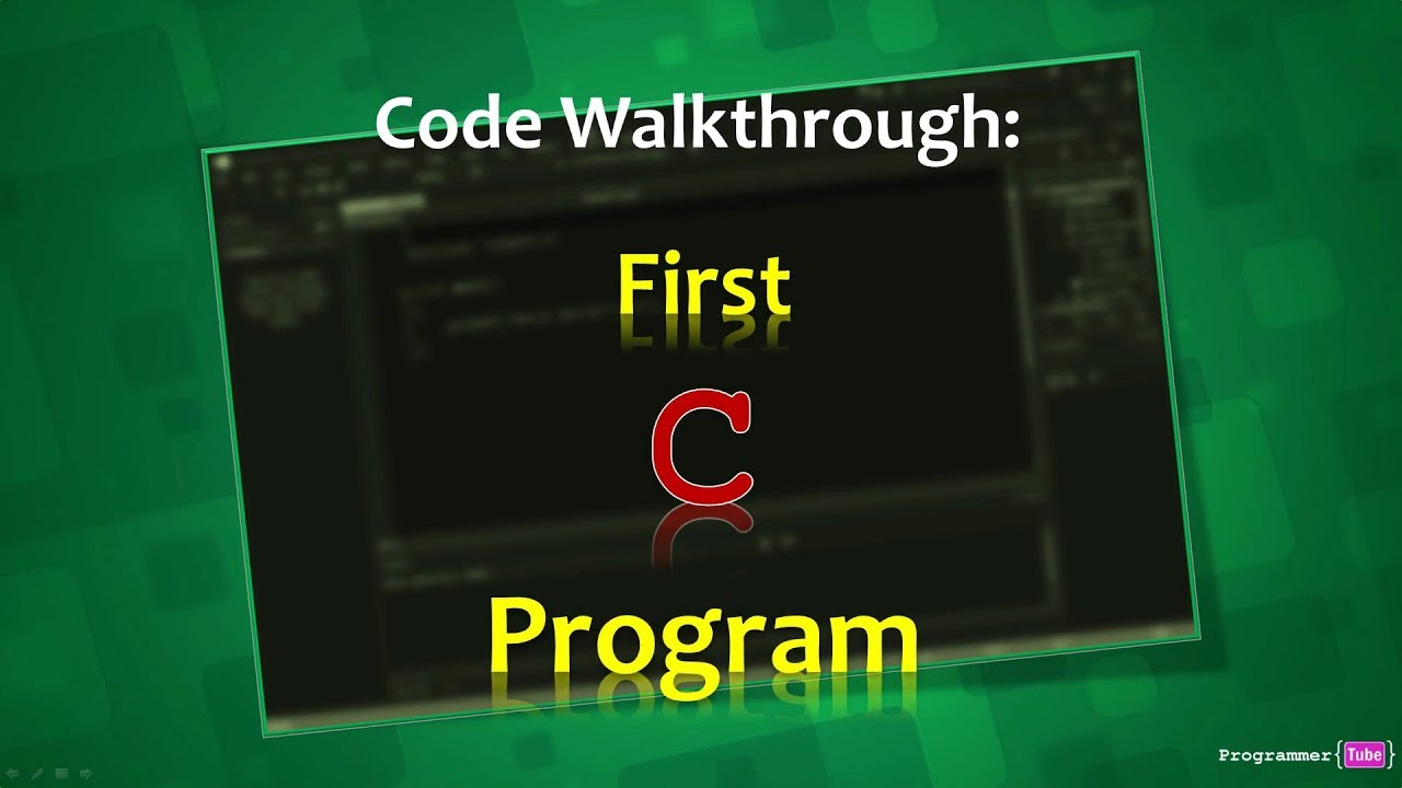 Understanding Hello World Program In C Youtube
