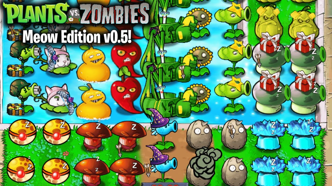 Plants vs Zombies Meow Edition v0.5 | Stormcat, Five Leaf Clover ...