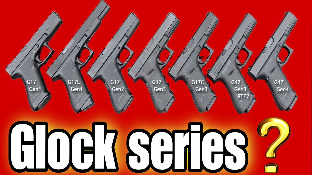 All Glock Generations | Step By Step Guide #glockgenerations - YouTube