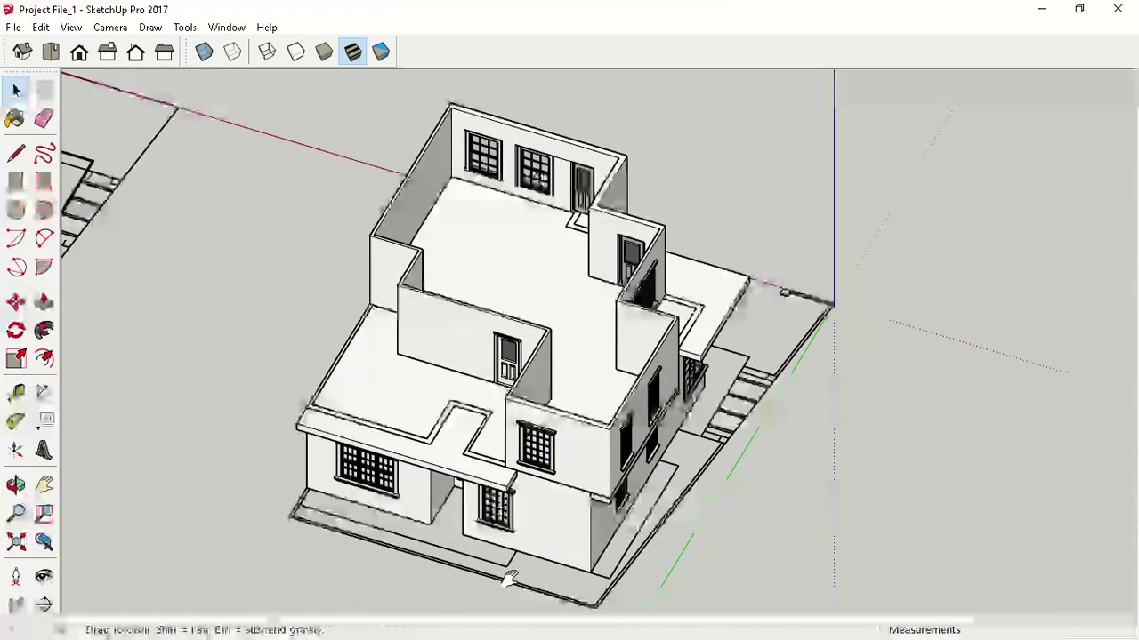 Sketch up Tutorial [ 07 Sketchup Lecture CREATING SLAB ] - YouTube