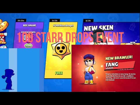 100 STARR DROPS EVENT [NEW BRAWLER?!] @Brawl Stars - YouTube