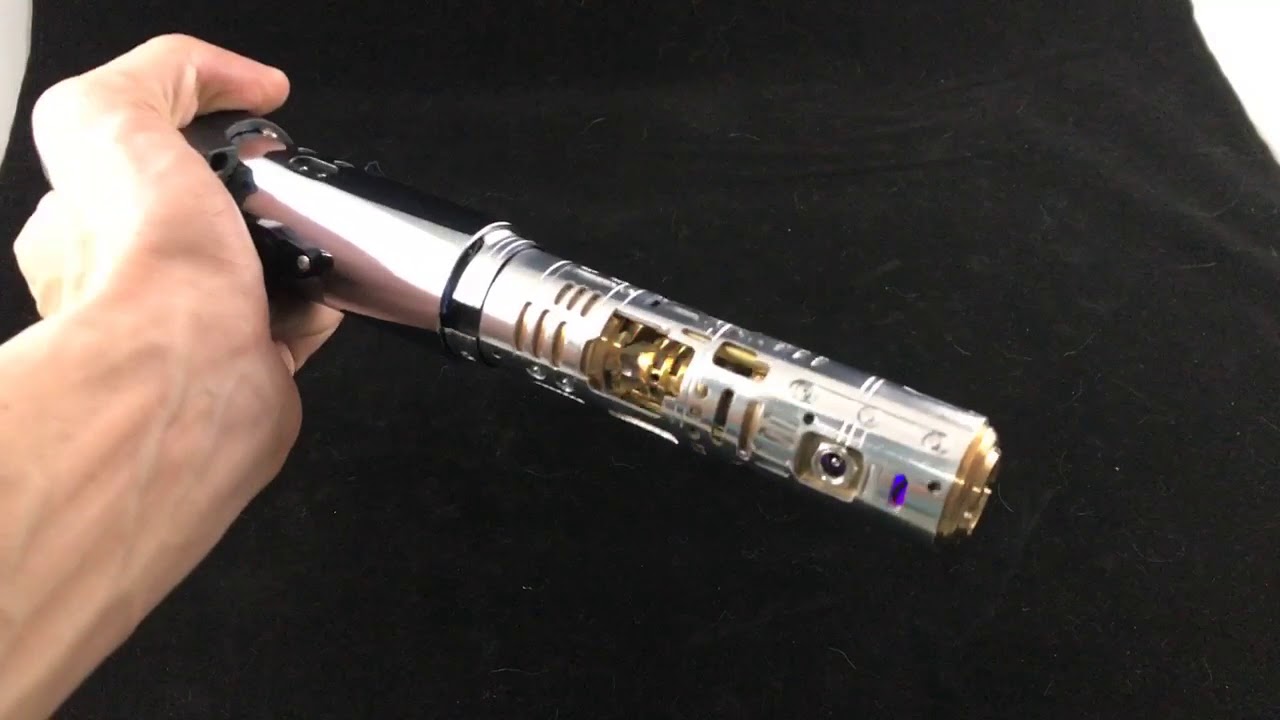 Darth Vader Lightsaber crystal rotation - YouTube