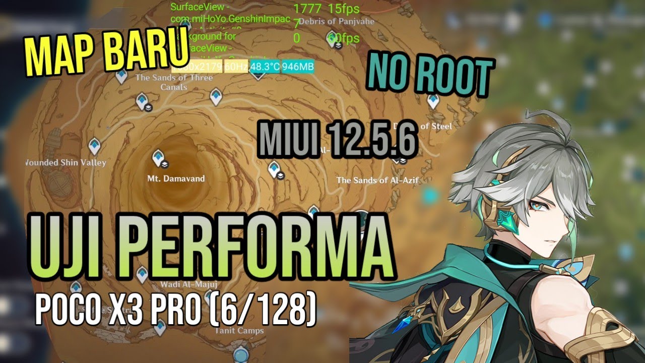 Performa Tes Poco X3 Pro (6/128) di Map Baru Genshin Impact 3.4 ...