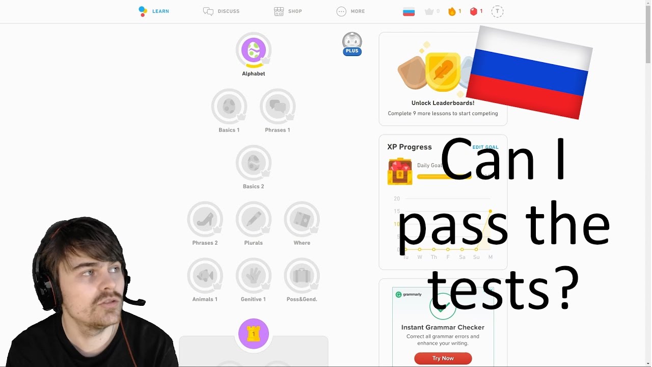 Can I pass the Russian tests on Duolingo? Also with my thoughts on the ...