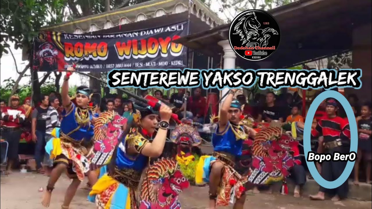 🔵SENTEREWE kuda YAKSO Trenggalek versi Jaranan ROMO WIJOYO Live CANGAK ...
