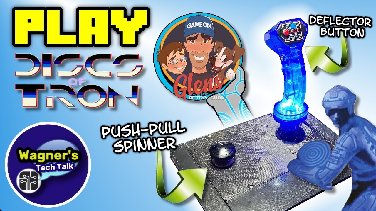 Glen's Retro Show Push-Pull Spinner and DOT Flightstick RetroPie Build ...
