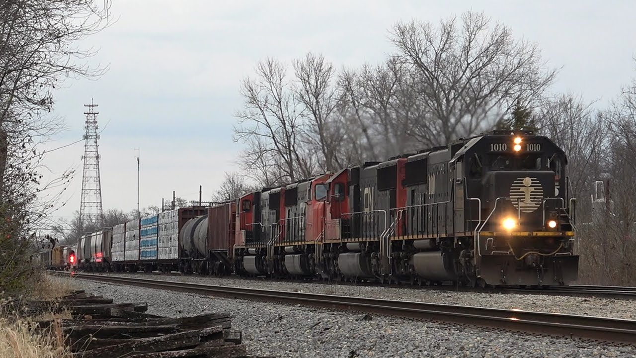 CN Trains In Action - YouTube