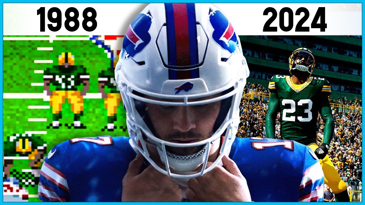 MADDEN NFL evolution [1988 - 2024] - YouTube