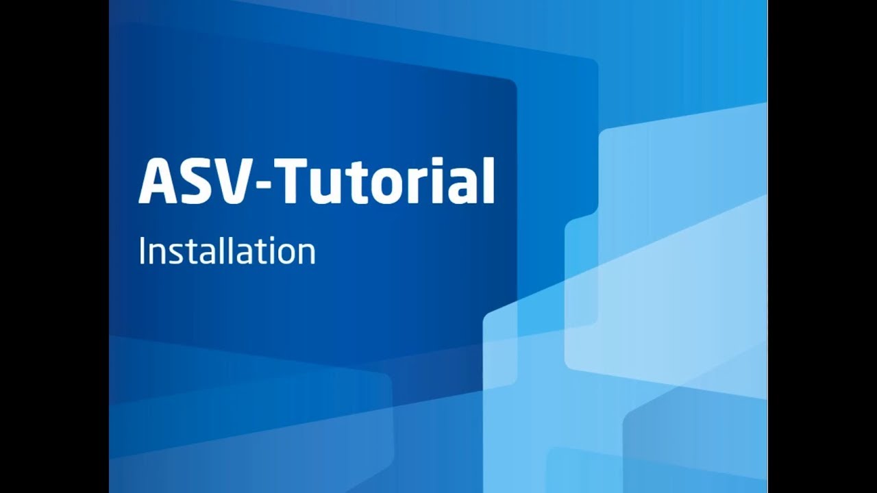 ASV-BW Installation - YouTube