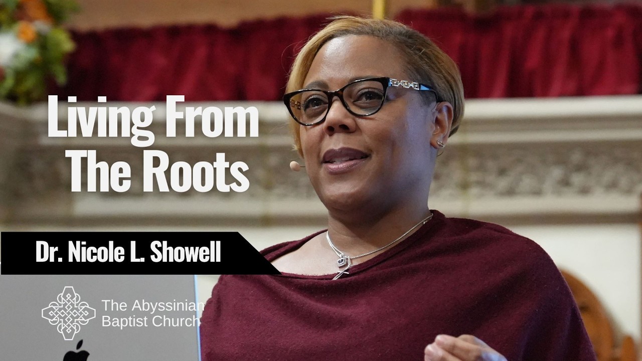 Living From The Roots | Dr. Nicole L. Showell | Bible Study - YouTube