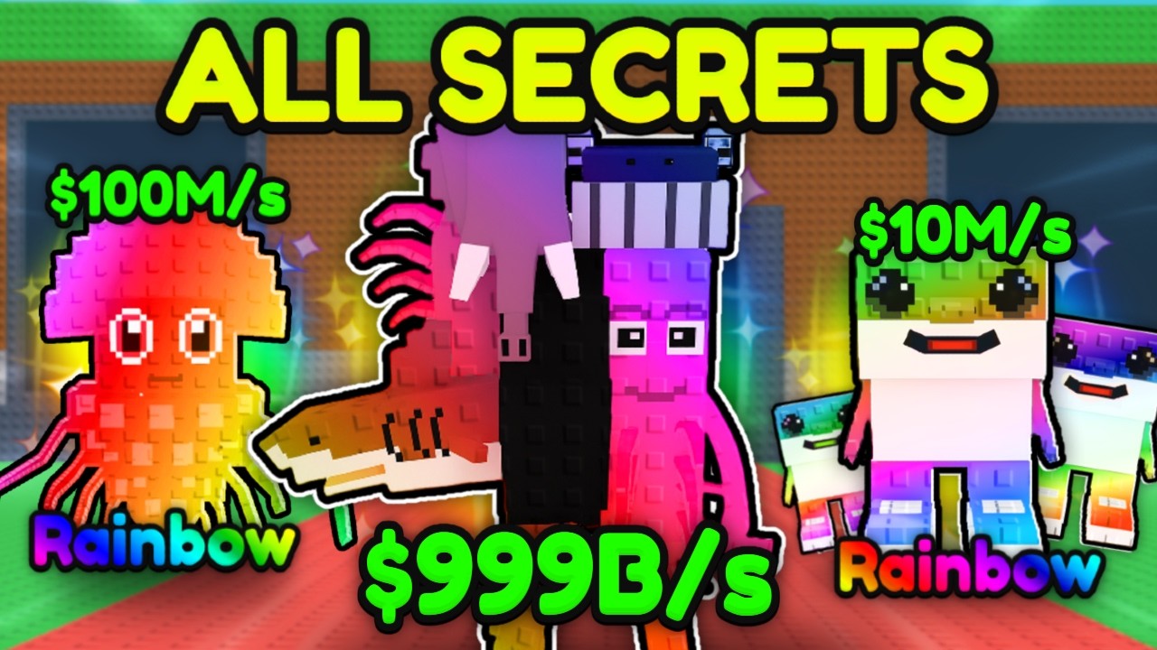 I Stole EVERY SECRET RAINBOW BRAINROT In Steal A Brainrot.. - YouTube
