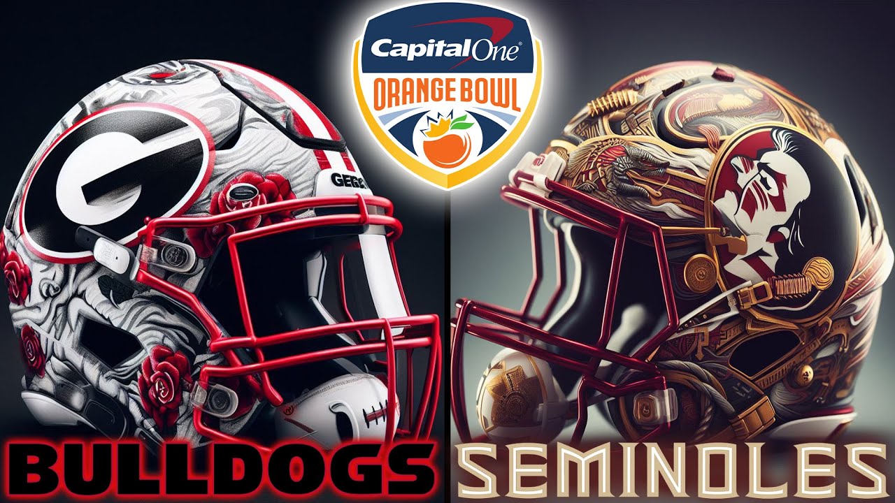 Georgia vs Florida State | 2023 Orange Bowl | College Football 24 - YouTube