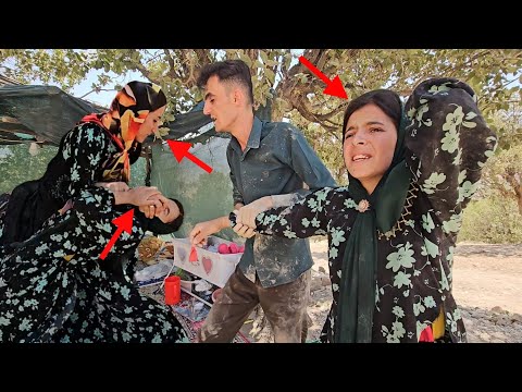 The unexpected moment of Kobra and Masoumeh's fight and Kobra fainting