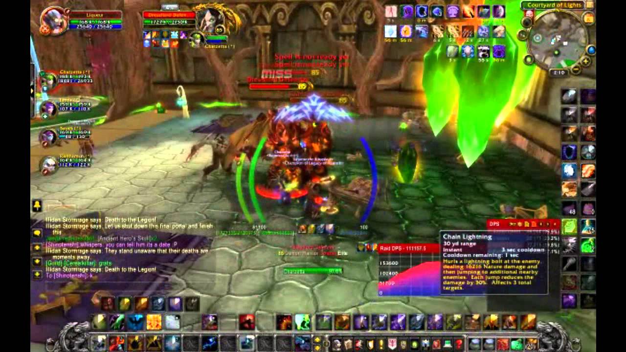 World of Warcraft Well Of Eternity 1st Boss Kill - YouTube